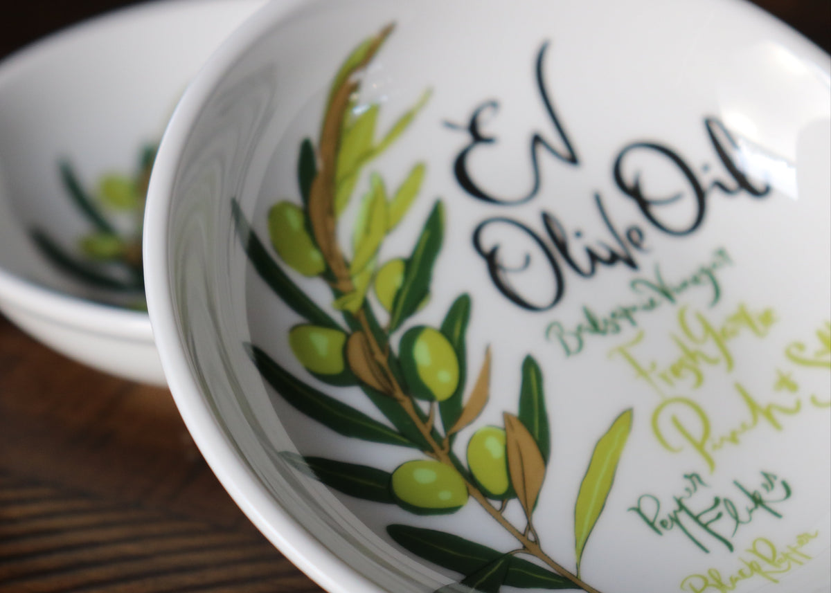 EV Olive Oil Dipping Dishes Gift (Set of 2) – ArtisanoDesigns